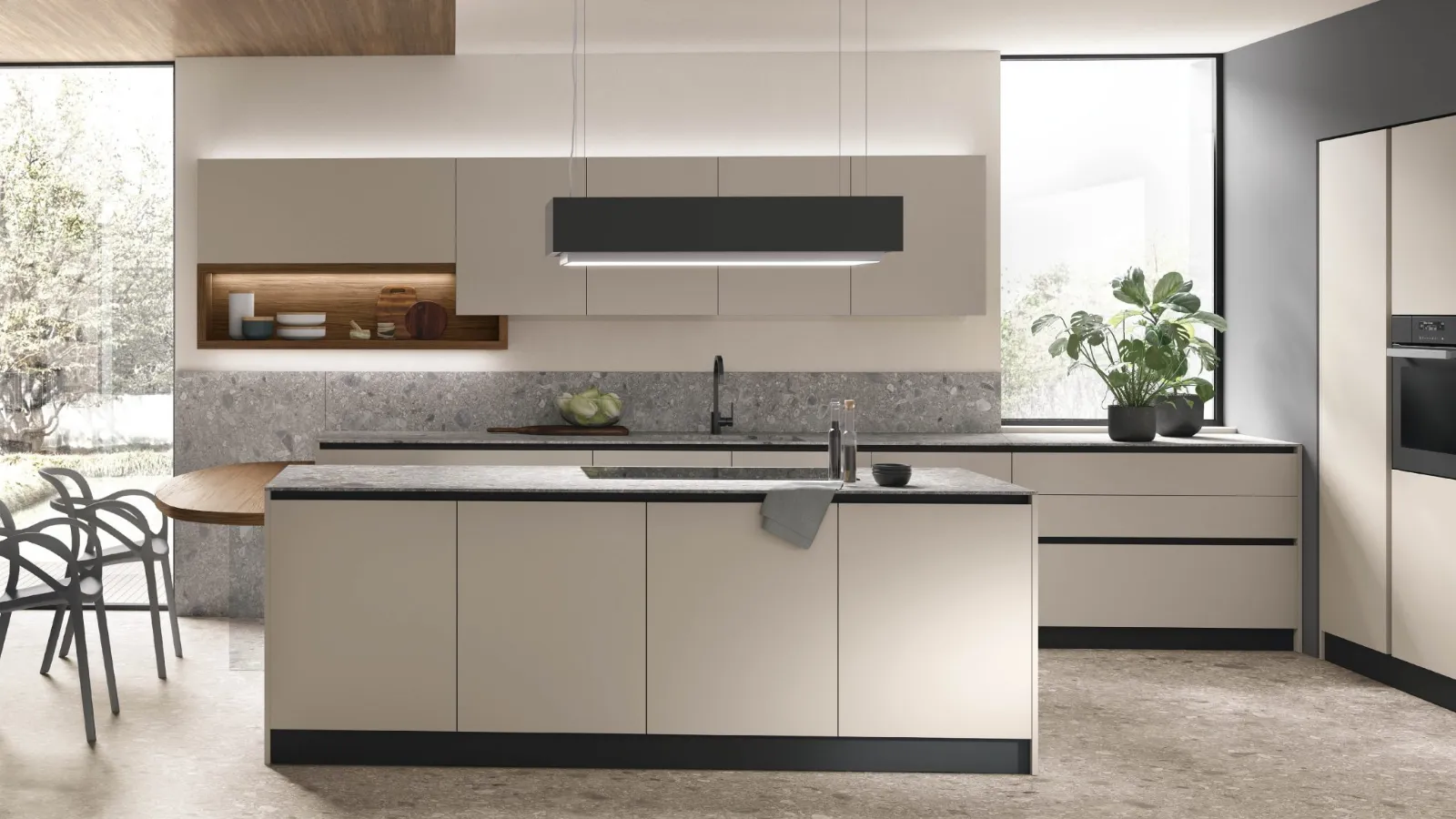 Cucina Moderna con isola Infinity v03 di Stosa